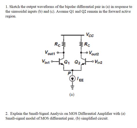 1 sketch the output waveforms of the bipolar
