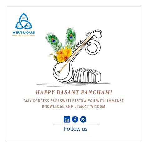 virtuous techlogic on linkedin vasantpanchami spring blessings
