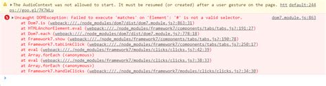Error Appears When Switch Tab Questions Framework7 Forum