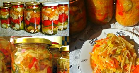 Салаты в банках на зиму Со Вкусом