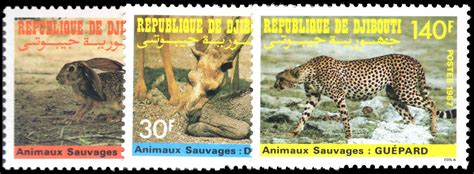 Djibouti 1987 Wild Animals Unmounted Mint Richnoddystamps