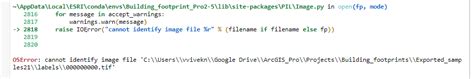 Oserror Cannot Identify Image File Esri Community
