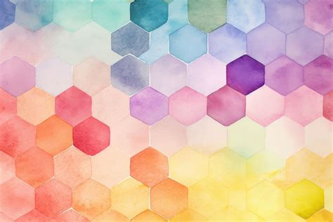 Colorful Hexagon Backgrounds Pattern Texture Premium Photo Illustration Rawpixel
