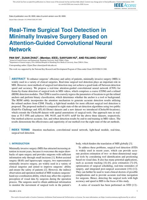 Pdf Real Time Surgical Tool Detection In Minimally Invasive Surgery