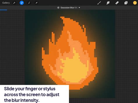 How To Add Pixel Blur In Procreate Brush Galaxy