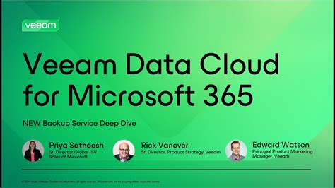 Veeam Data Cloud For Microsoft NEW Backup Service Deep Dive