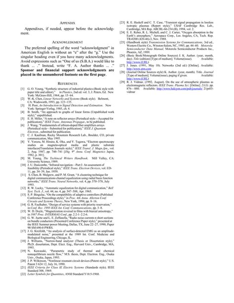 Ieee Word Template Doc Desktop Publishing Computer Software And Ieee Word Template Doc Desktop Publishing Computer Software And