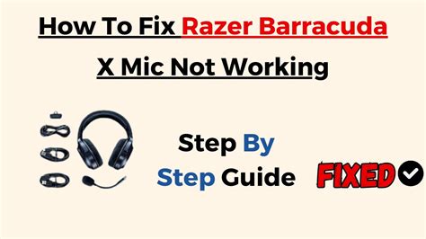 How To Fix Razer Barracuda X Mic Not Working YouTube