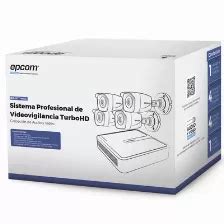 Kit De Vigilancia Epcom Cctv Dvr 4 Canale Zegucom Cómputo