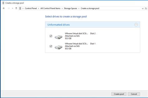 creating storage spaces using resilient file system refs on windows