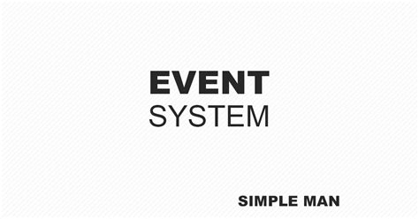 Event System Free Utilities Tools Unity Asset Store