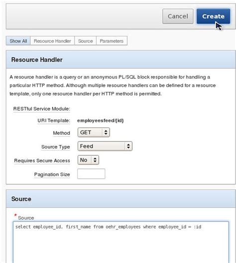 Creating And Using Restful Web Service In Application Express 42