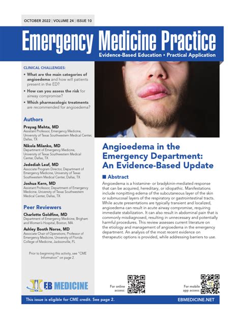 Angioedema Pdf Health Care Clinical Medicine