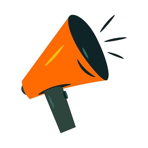 Premium Vector Loudspeaker Flat Illustration Full Color Icon