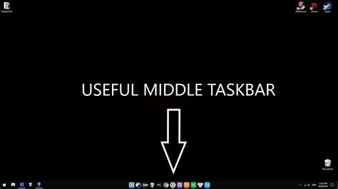 How To Make The Taskbar In The Middle At Ida Wheeler Blog