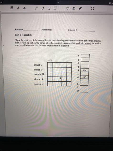 solved question 10 10 marks hashing answer both parts