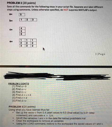 solved problem 2 20 points save all the commands for the