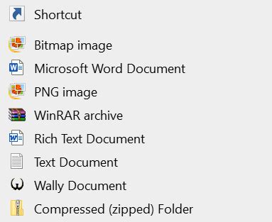 Add Or Remove Default New Context Menu Items In Windows 10 Page 5