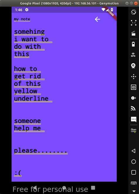 Get Rid Of Double Underlines In My Flutter Ui Stack Overflow