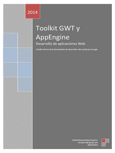 Estudio De Gwt Rafael Manuel Reina Ramirez V3 Pdf Java Lenguaje De