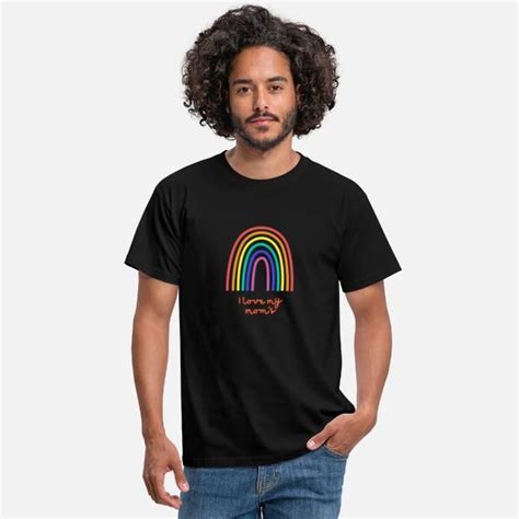 I Love My Moms Männer T Shirt Spreadshirt Shirts T Shirt Tshirt Designs