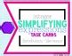 Simplifying Integer Expressions Task Cards By Leah Wilcox Tpt