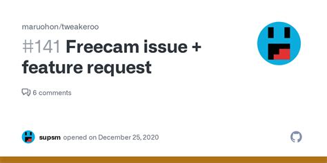 Freecam Issue Feature Request Issue Maruohon Tweakeroo GitHub