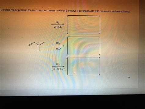 Answered Give The Major Product For Each… Bartleby