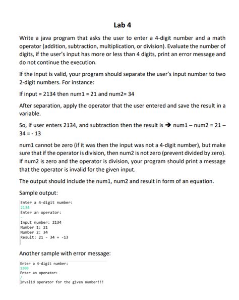Solved Lab Write A Java Program That Asks The User To Chegg