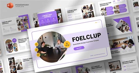 Шаблон Powerpoint для Агентство социальных сетей Шаблоны презентаций Включая агентство и