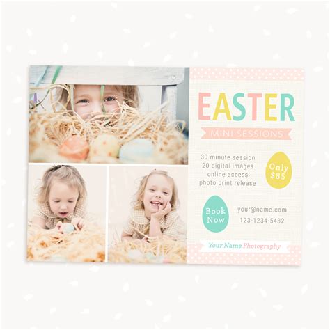 Linen Easter Mini Sessions Template Strawberry Kit