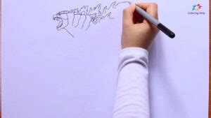How To Draw Godzilla Easy Drawing Steps