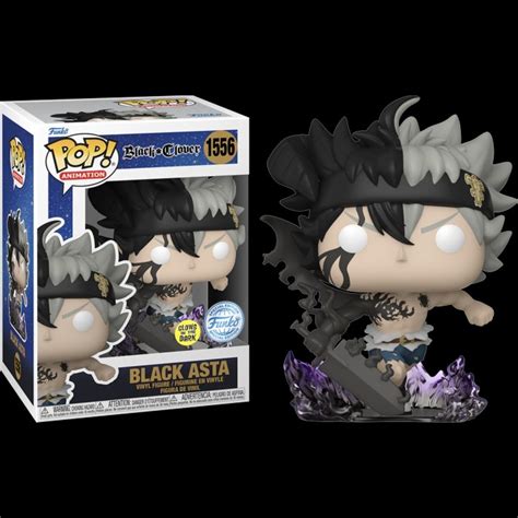 Funko Pop Animation Black Clover Black Asta Glow In The Dark Hobbies Toys Toys