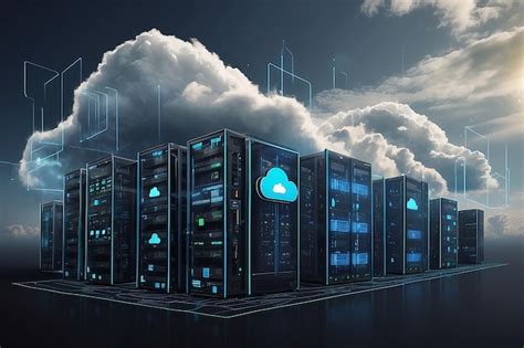 Premium Photo Exploring Cloud Computing Security And Efficiency In Data Transfer