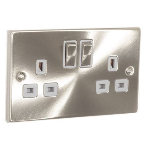 Click Deco Double Switched Socket