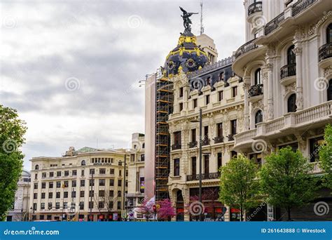 Edificios Antiguos En El Centro De Madrid Foto De Archivo Editorial Imagen De Madrid Europa