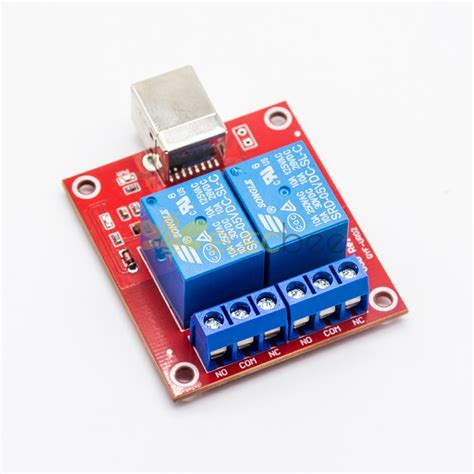 Elecbee 2 Channel 5V Computer USB Control Switch Relay Module Drive Free Relay Module Plug And