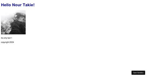 React App Codesandbox