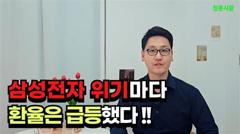 삼성전자 위기설 부도설 주가 반등할까 환율이 급등할까 Youtube