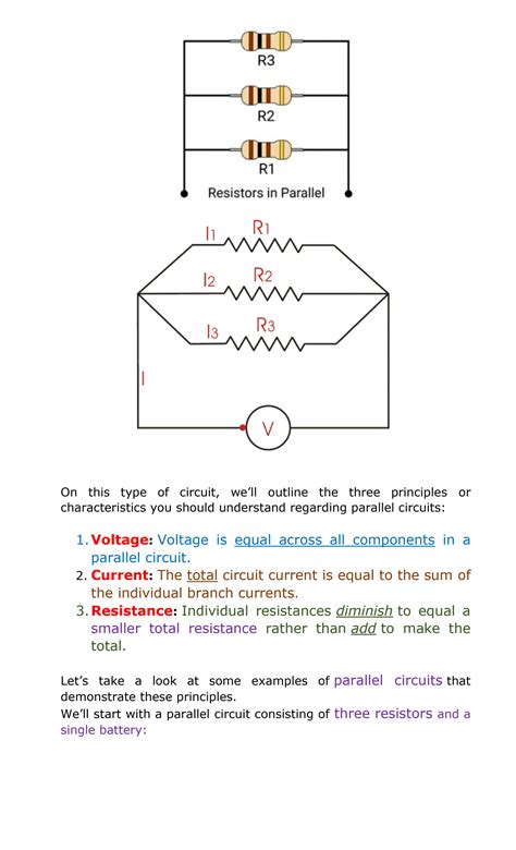 SOLUTION Circuits Module B Parallel Dc Circuits Studypool