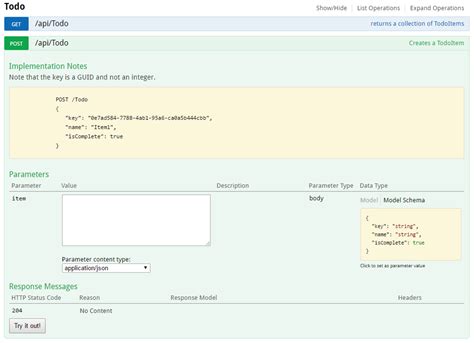 Aspnet Web Api Help Pages Using Swagger — Aspnet Documentation