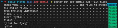 improve your django code with pre commit