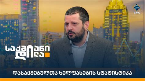 დასაქმებულთა ხელფასების სტატისტიკა Youtube