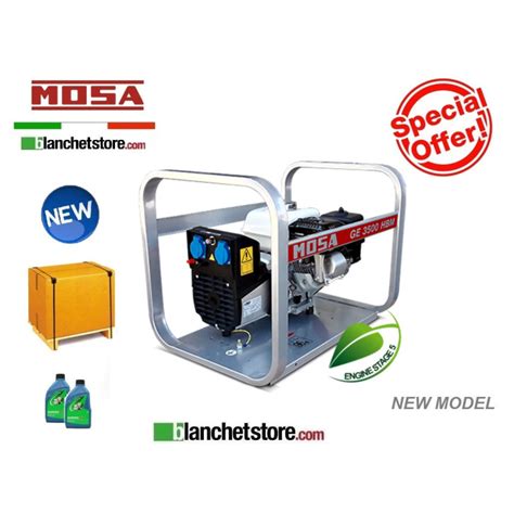 Generator Mosa GE 3500 HBM Honda GX200