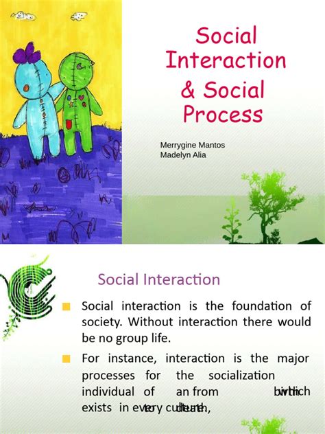 Social Interaction Social Processes Madelyn Alia Merrygine Mantos Pdf Society Behavioural