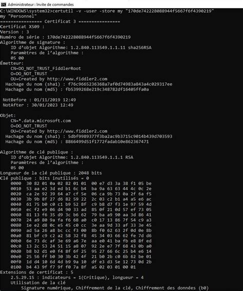Certutil Importer Exporter Les Certificats De Windows En Ligne De Commandes Malekal