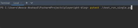 How To Run A Single Test In Pytest
