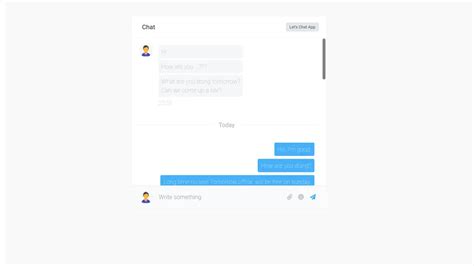 Bootstrap Chats Bootstrap 4 Simple Chat Application Example Css Mix