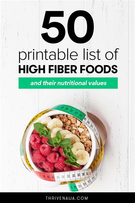 Printable High Fiber Diet Plan Printable Board Games