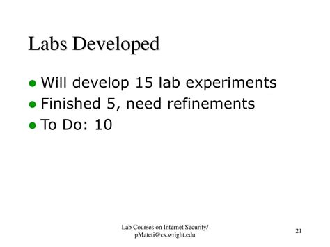 Laboratory Based Courses On Internet Security Ppt Download
